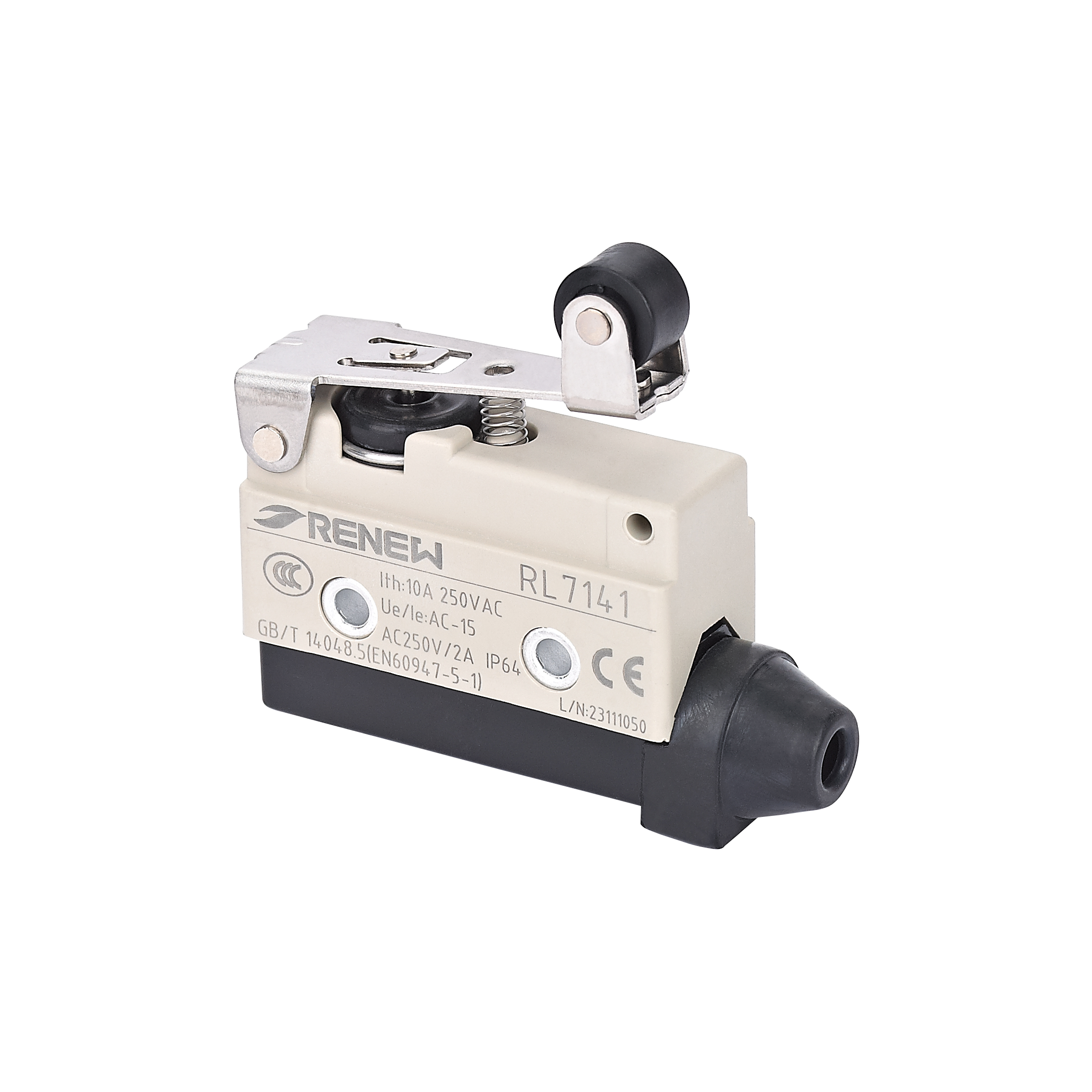 Custom Short Hinge Roller Lever Horizontal Limit Switch Manufacturer ...