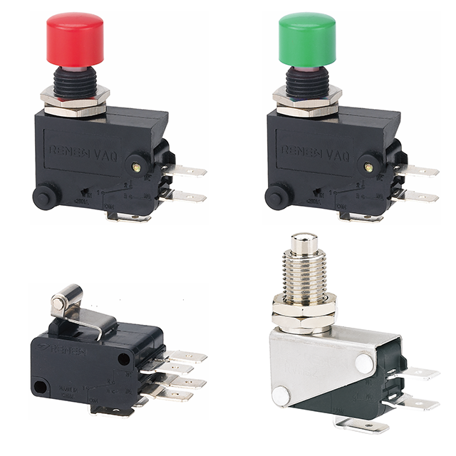 Custom Maintained-contact / Panel Mount Plunger / Tandem Switch ...